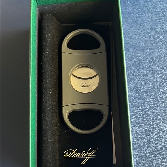 davidoff | Accessories | Davidoff Cigar Cutter In Black And Silver ...